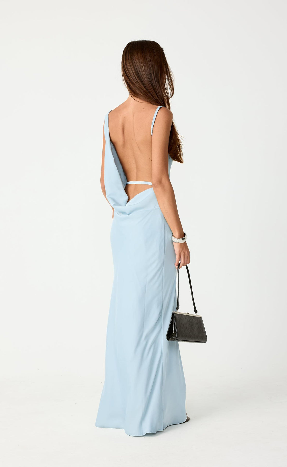 Adley Maxi Dress (Pale Blue) – CHARCOAL