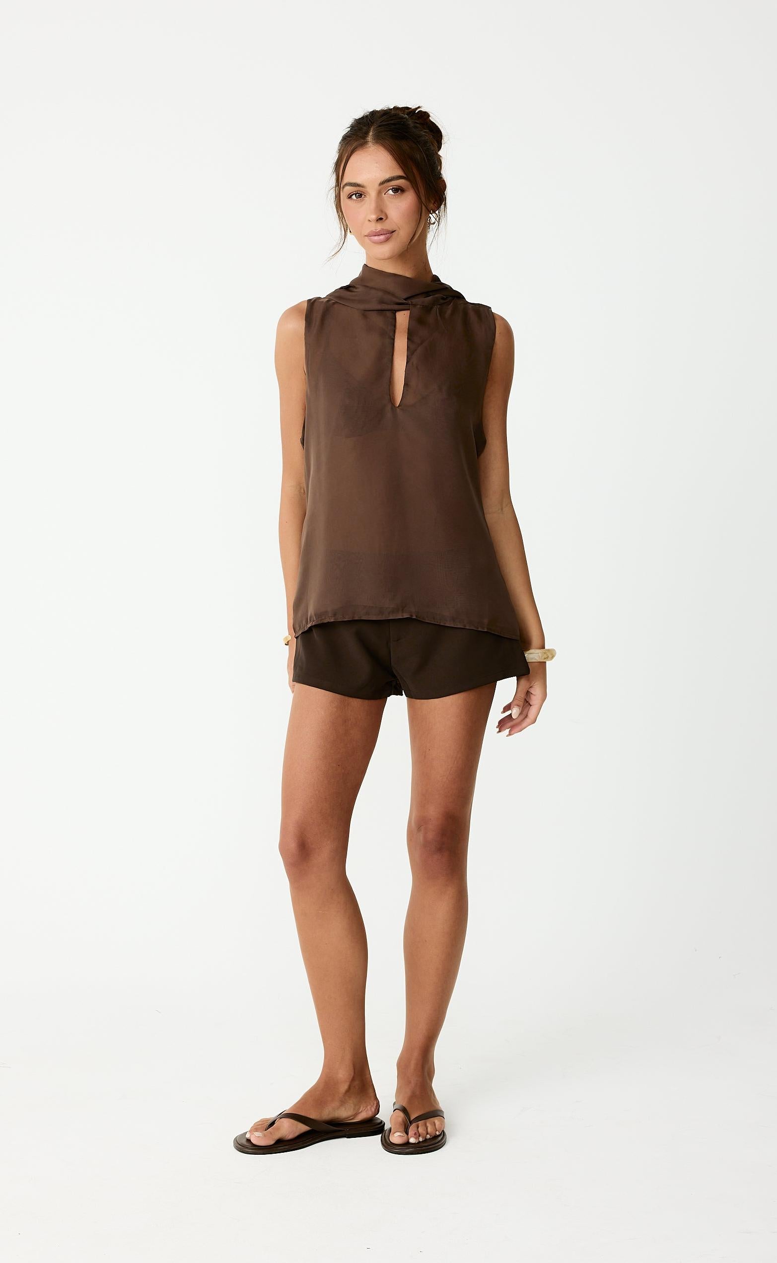 Augustine Top (Chocolate) – CHARCOAL
