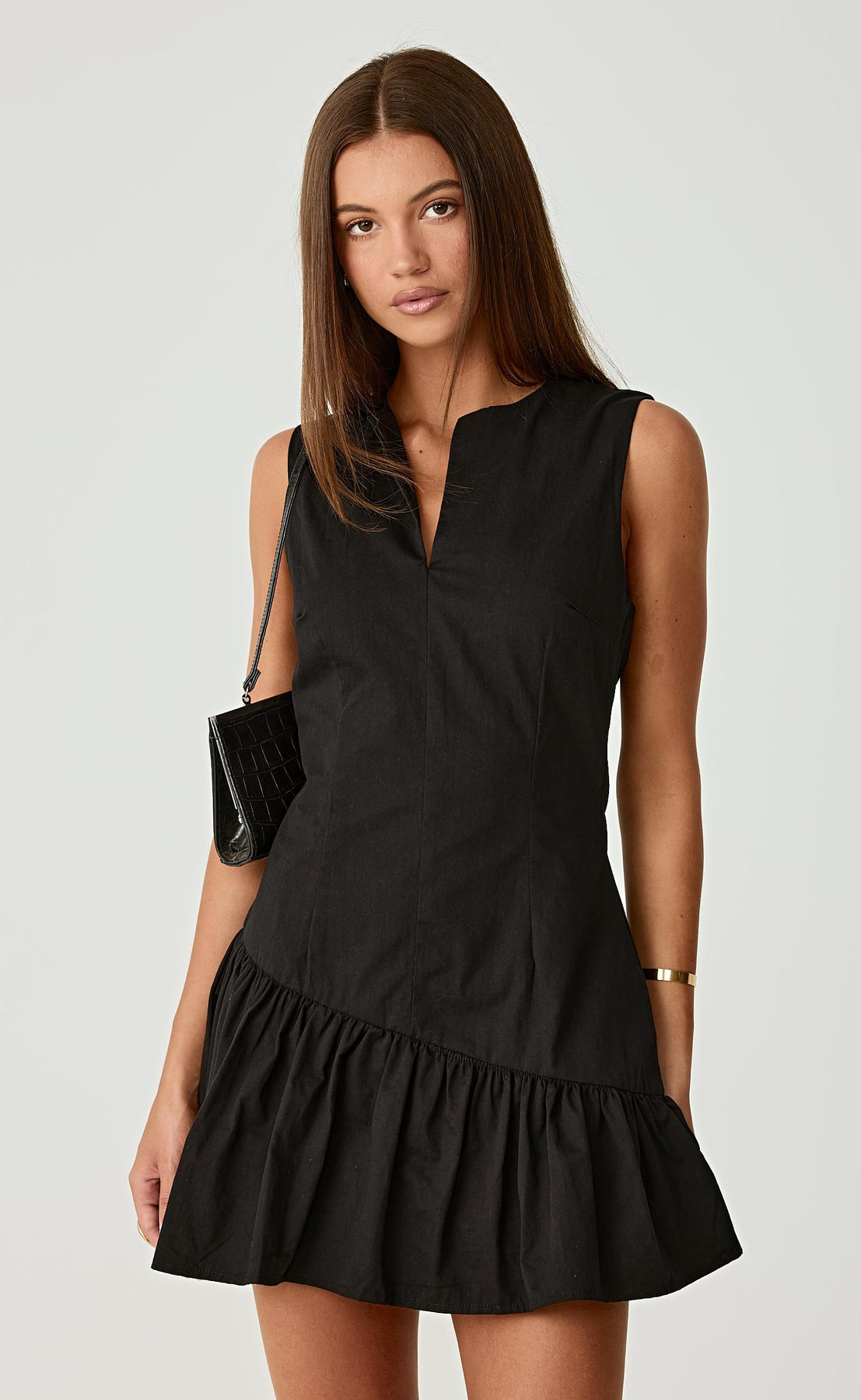 Caden Mini Dress (Black) – CHARCOAL
