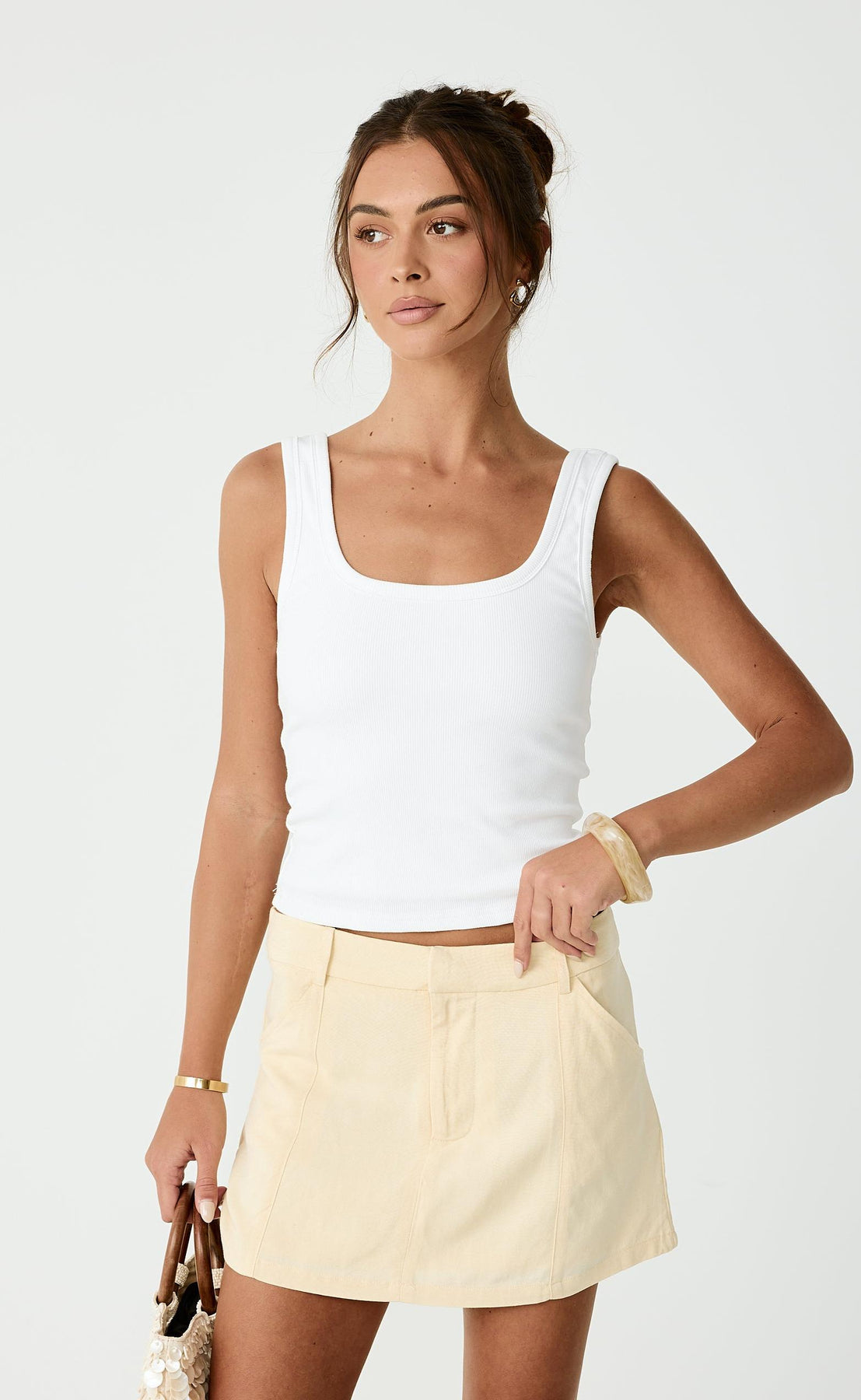 Deston Mini Skirt (Lemon) – CHARCOAL