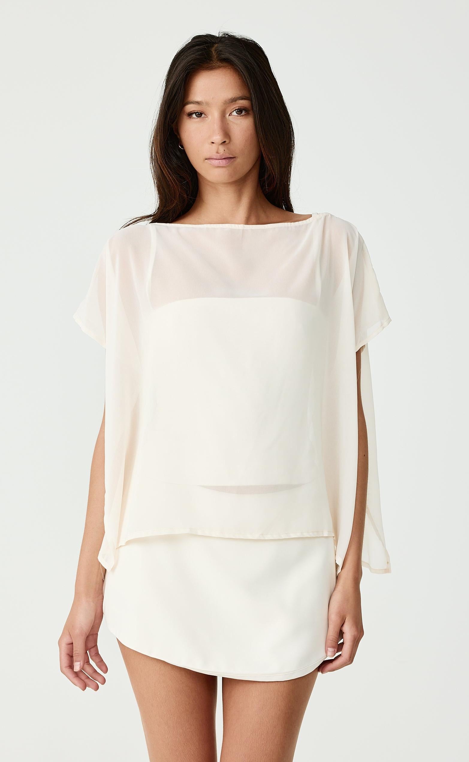 Mio Mini Skort (Cream) – CHARCOAL