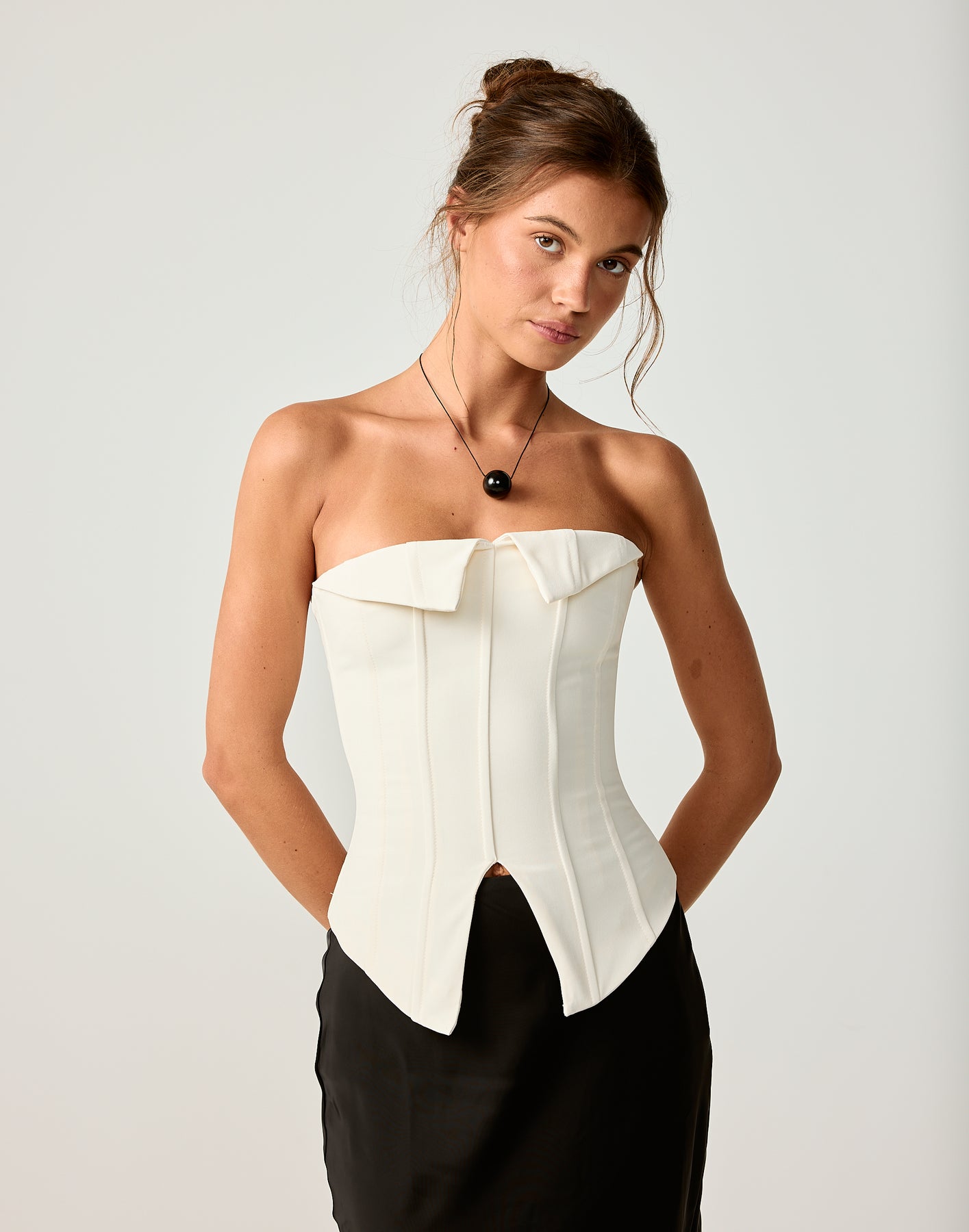 Flora Corset (Cream) – CHARCOAL