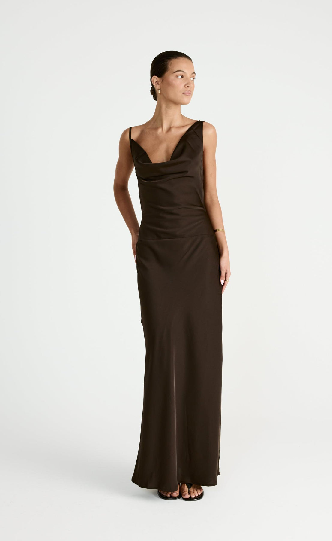 Adley Maxi Dress (Chocolate) | By CHARCOAL