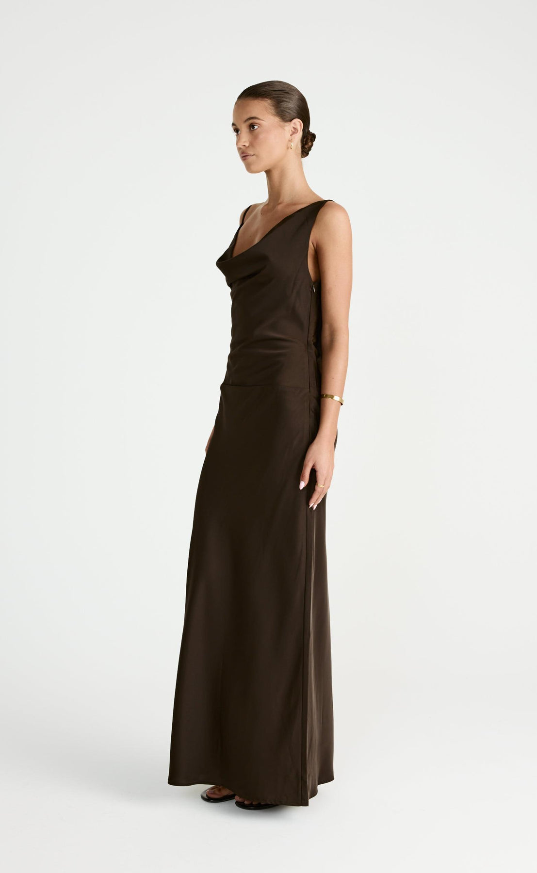 Adley Maxi Dress (Chocolate) | By CHARCOAL