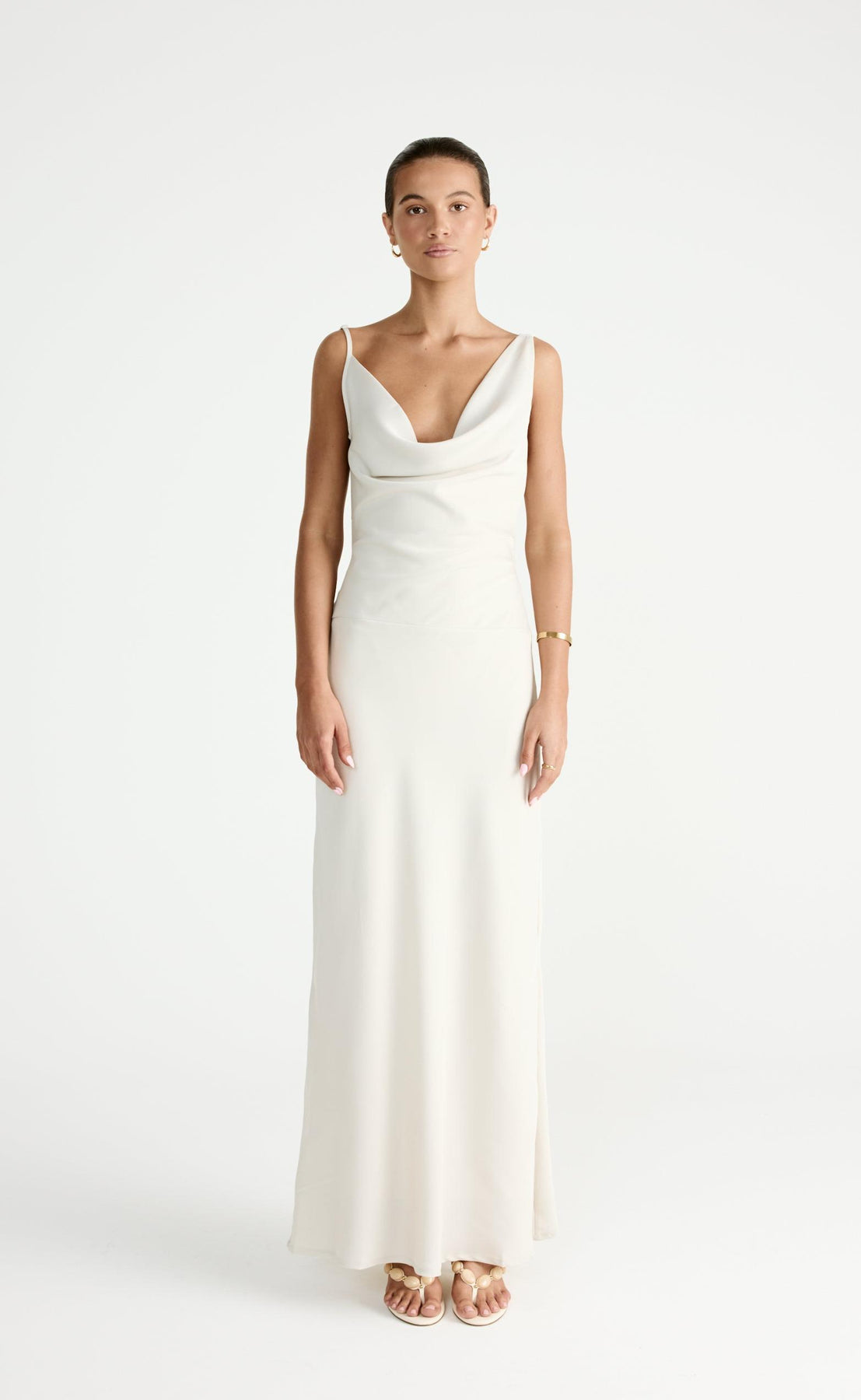 Adley Maxi Dress (Oat) | By CHARCOAL