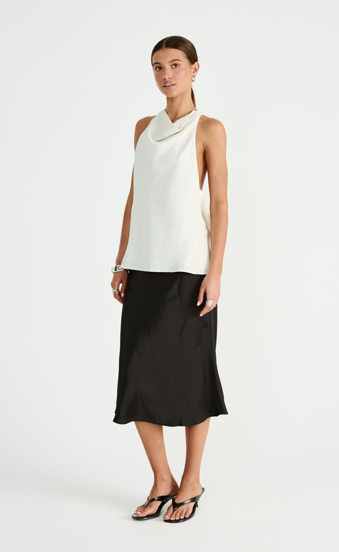 Dakari Midi Skirt (Black) – CHARCOAL