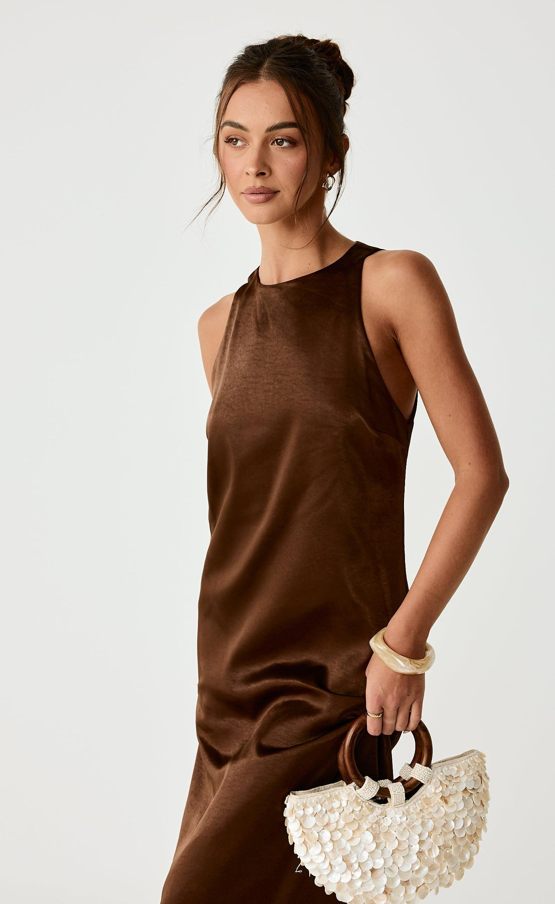 Juro Maxi Dress (Toffee) – CHARCOAL