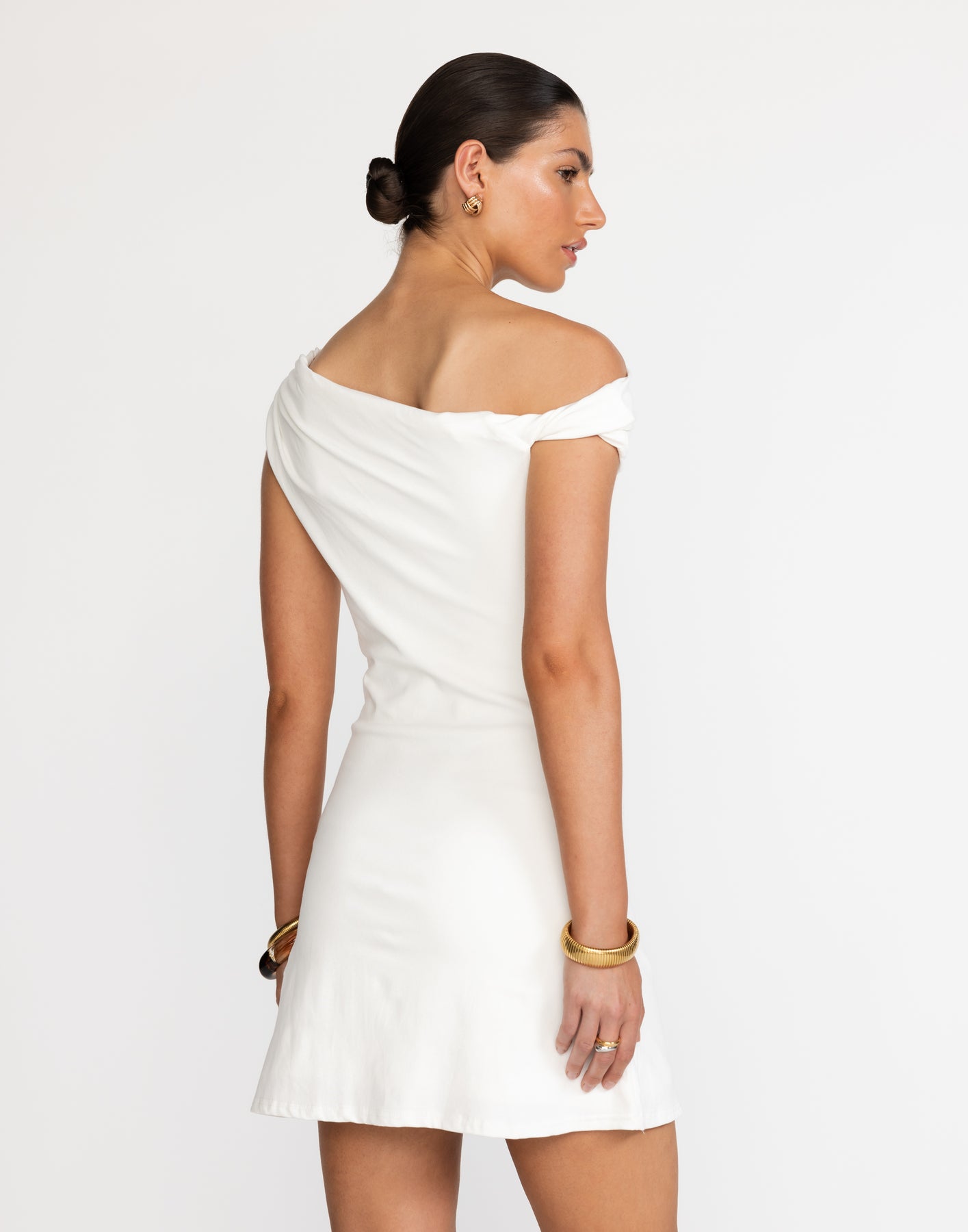 Jessi Mini Dress (White) – CHARCOAL