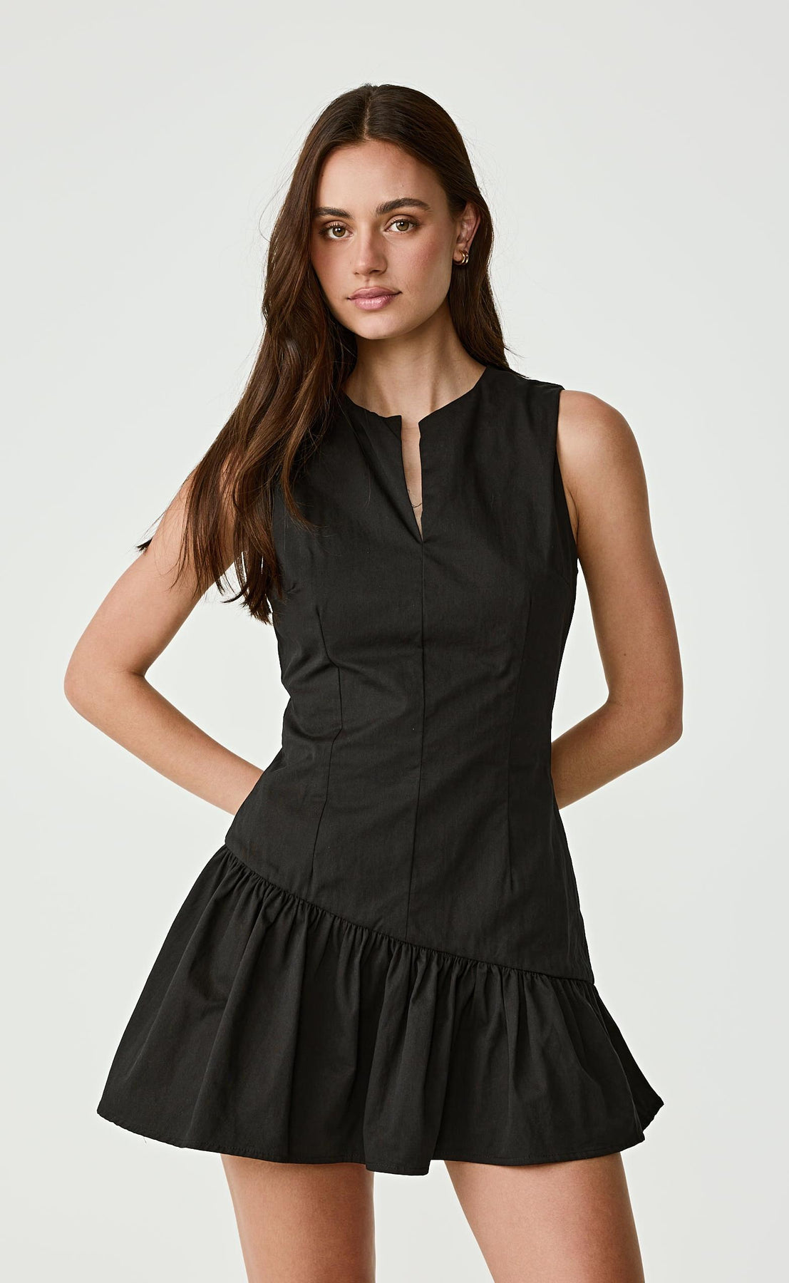 Caden Mini Dress (Black) – CHARCOAL