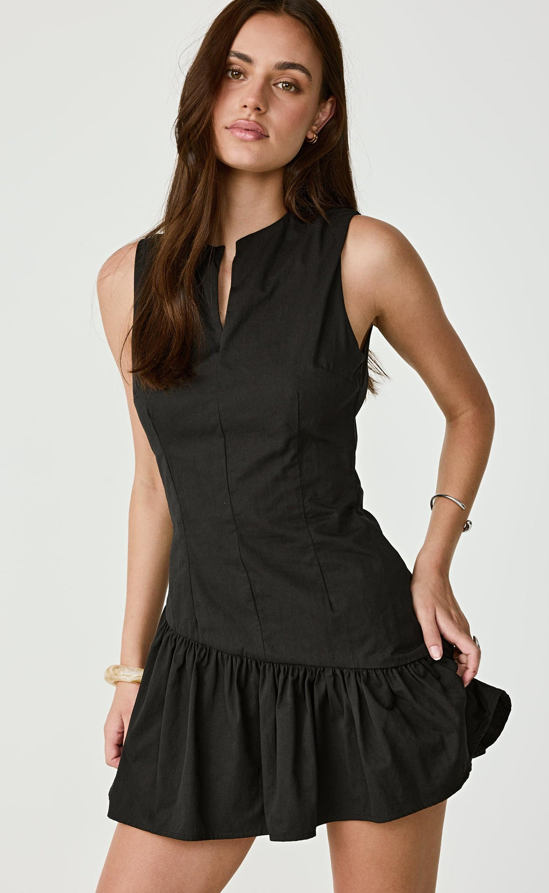 Caden Mini Dress (Black) – CHARCOAL