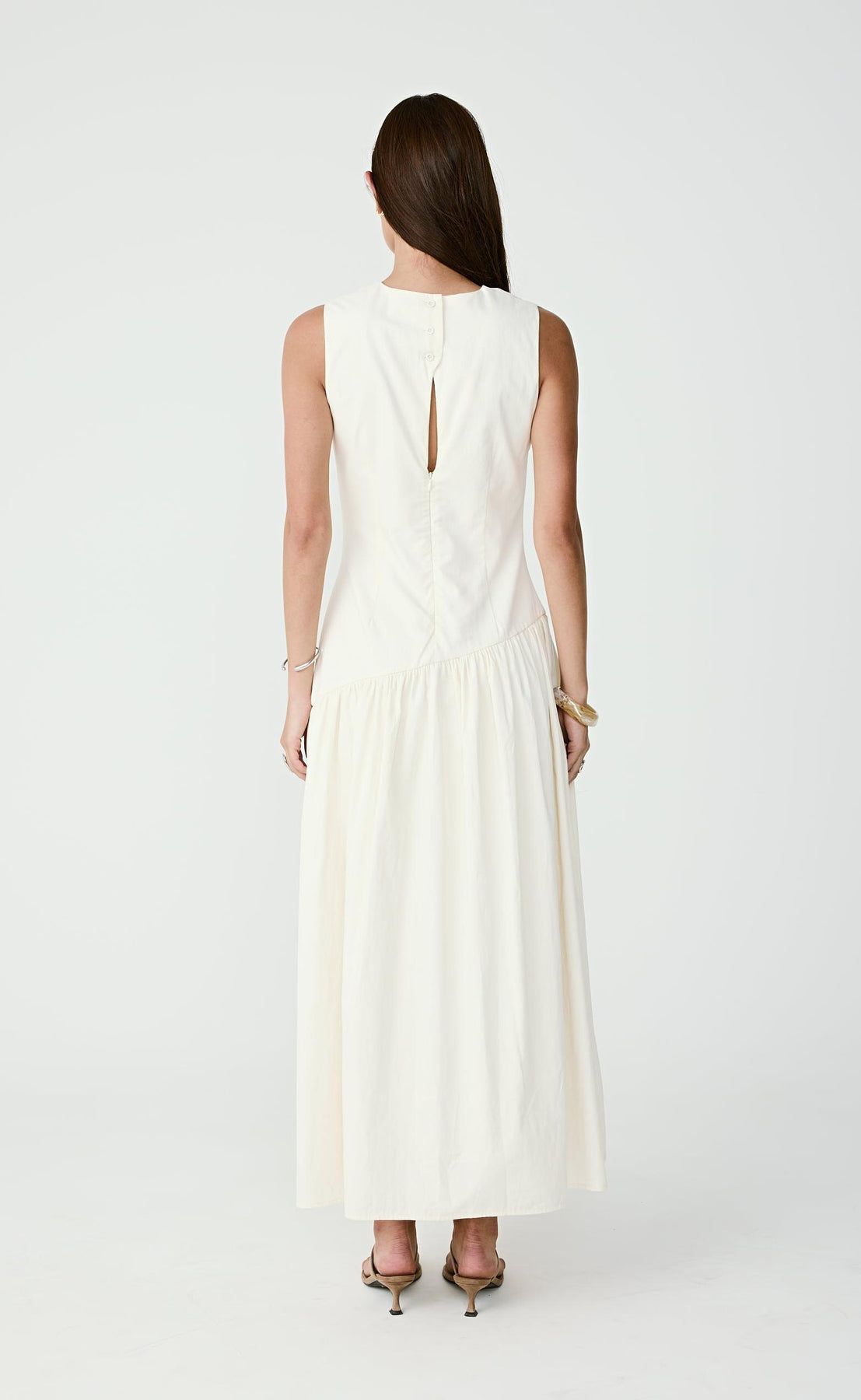 Caden Maxi Dress (Cream) – CHARCOAL