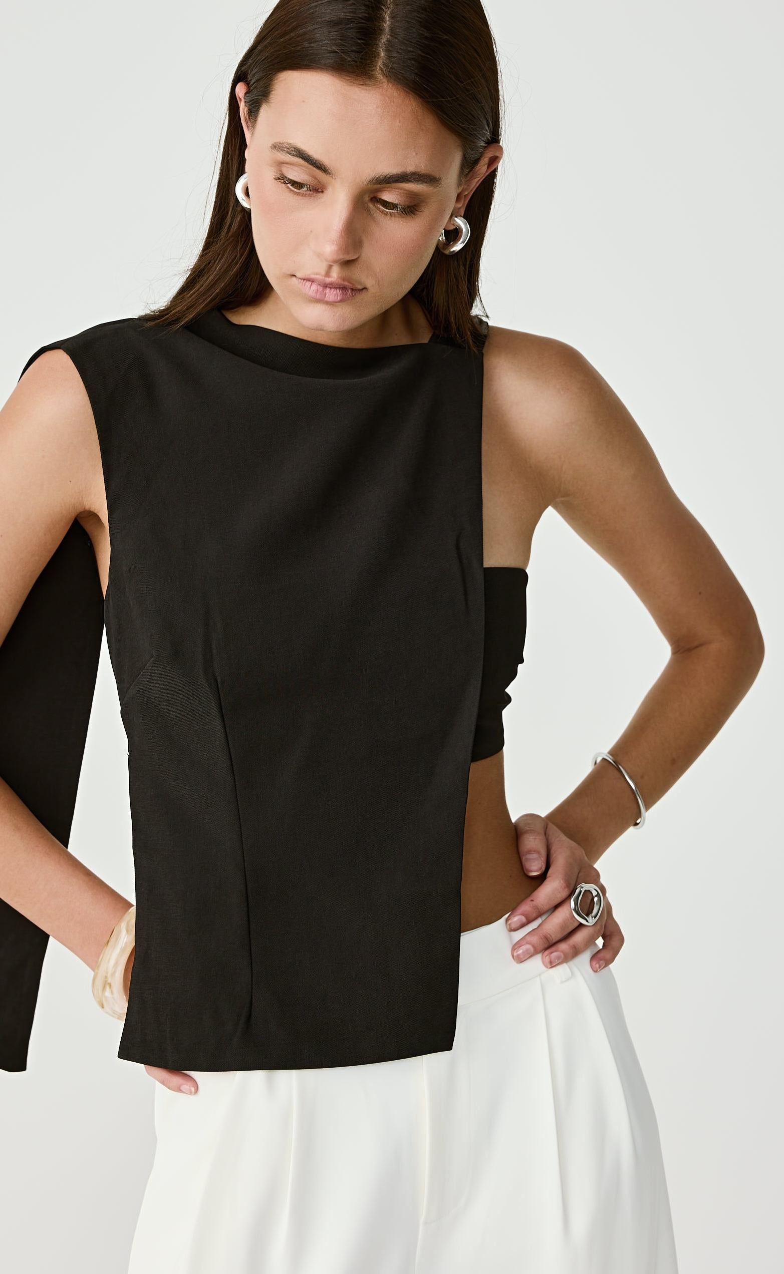Aiden Top (Black) – CHARCOAL