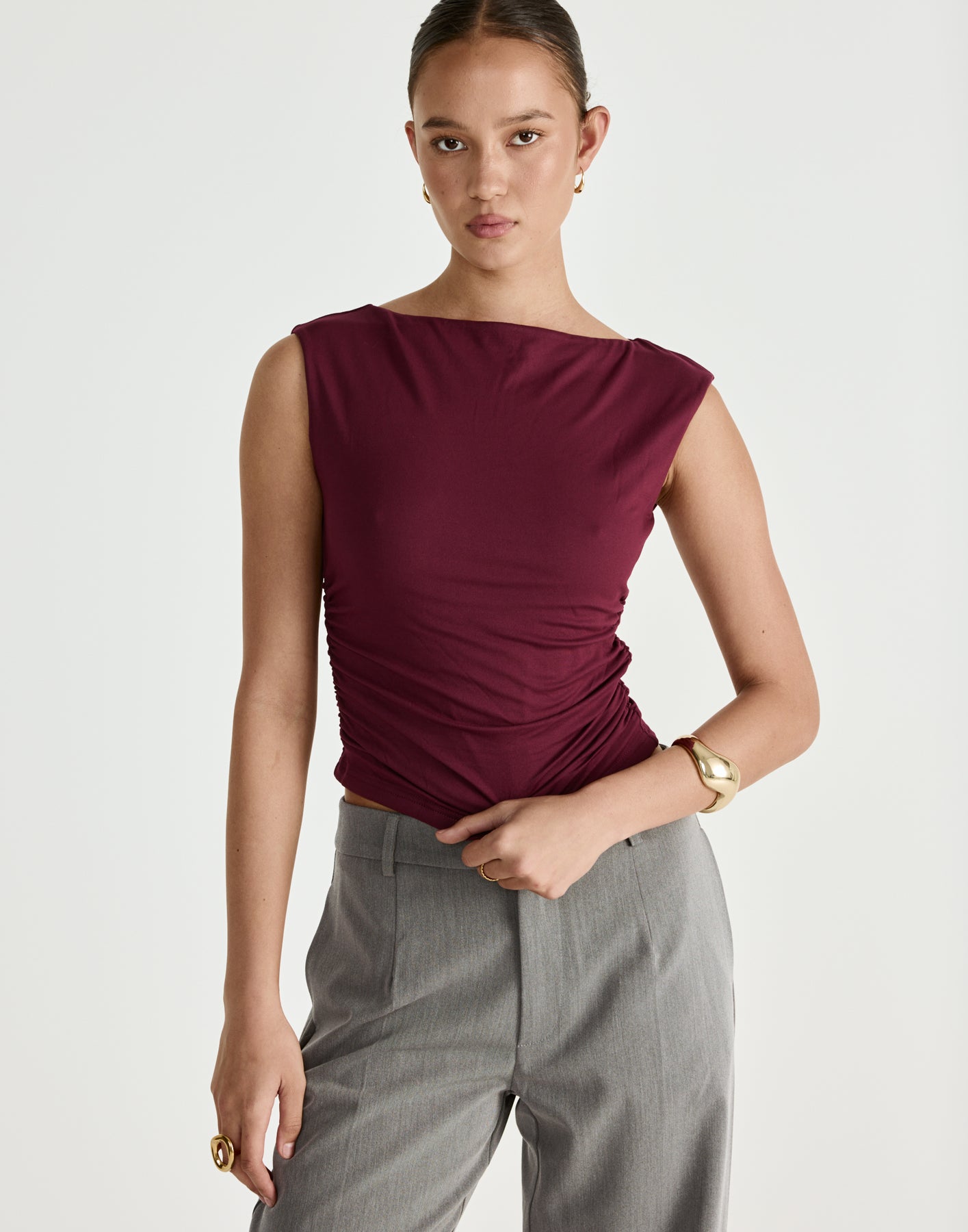 Kellan Top (Plum) – CHARCOAL