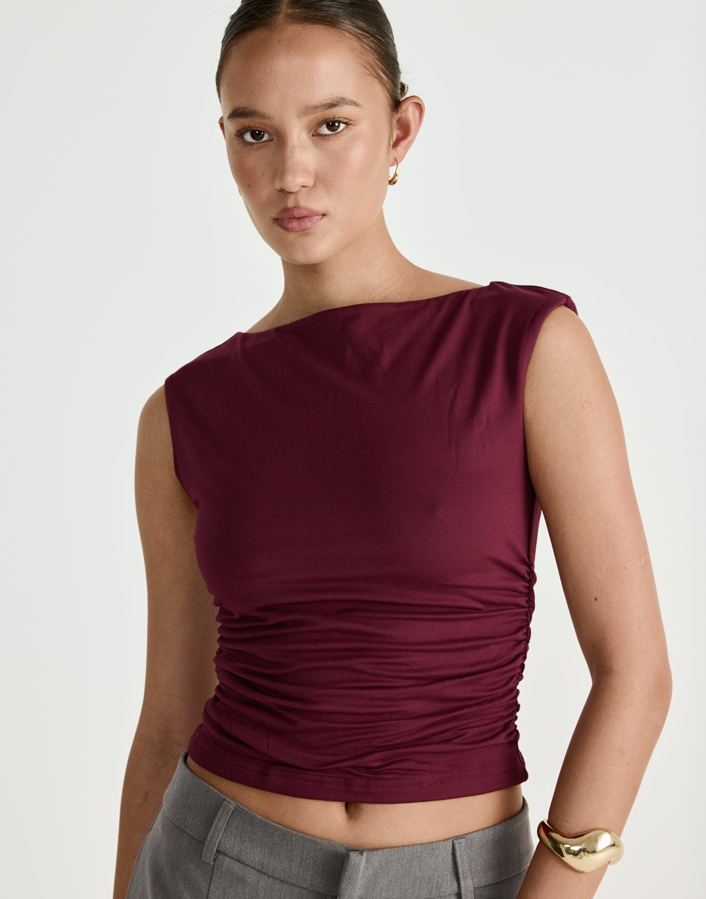 Kellan Top (Plum) – CHARCOAL