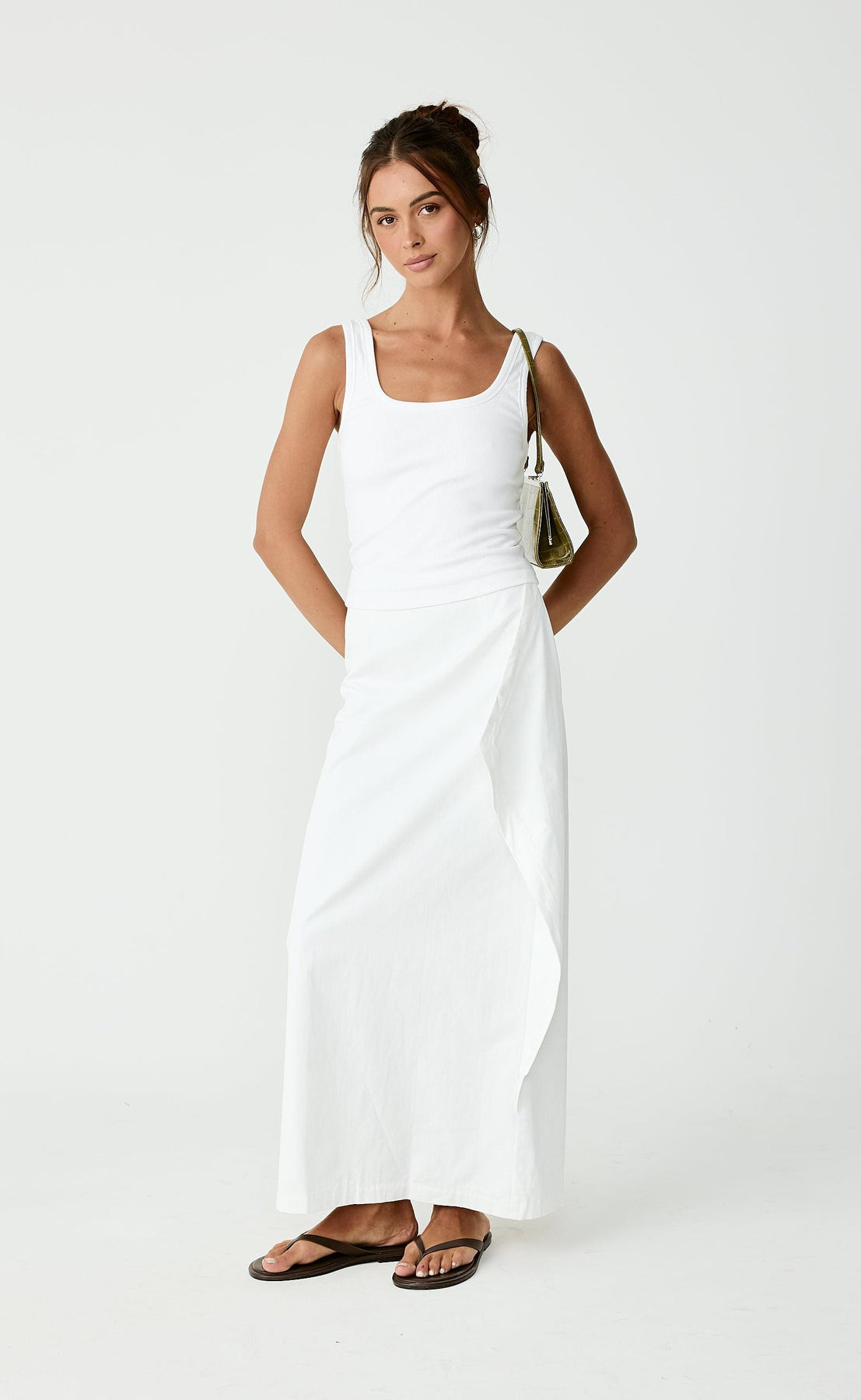 Sizzling Maxi Skirt (Off White) – CHARCOAL