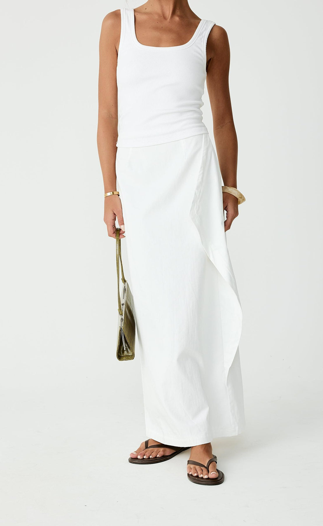 Sizzling Maxi Skirt (Off White) – CHARCOAL