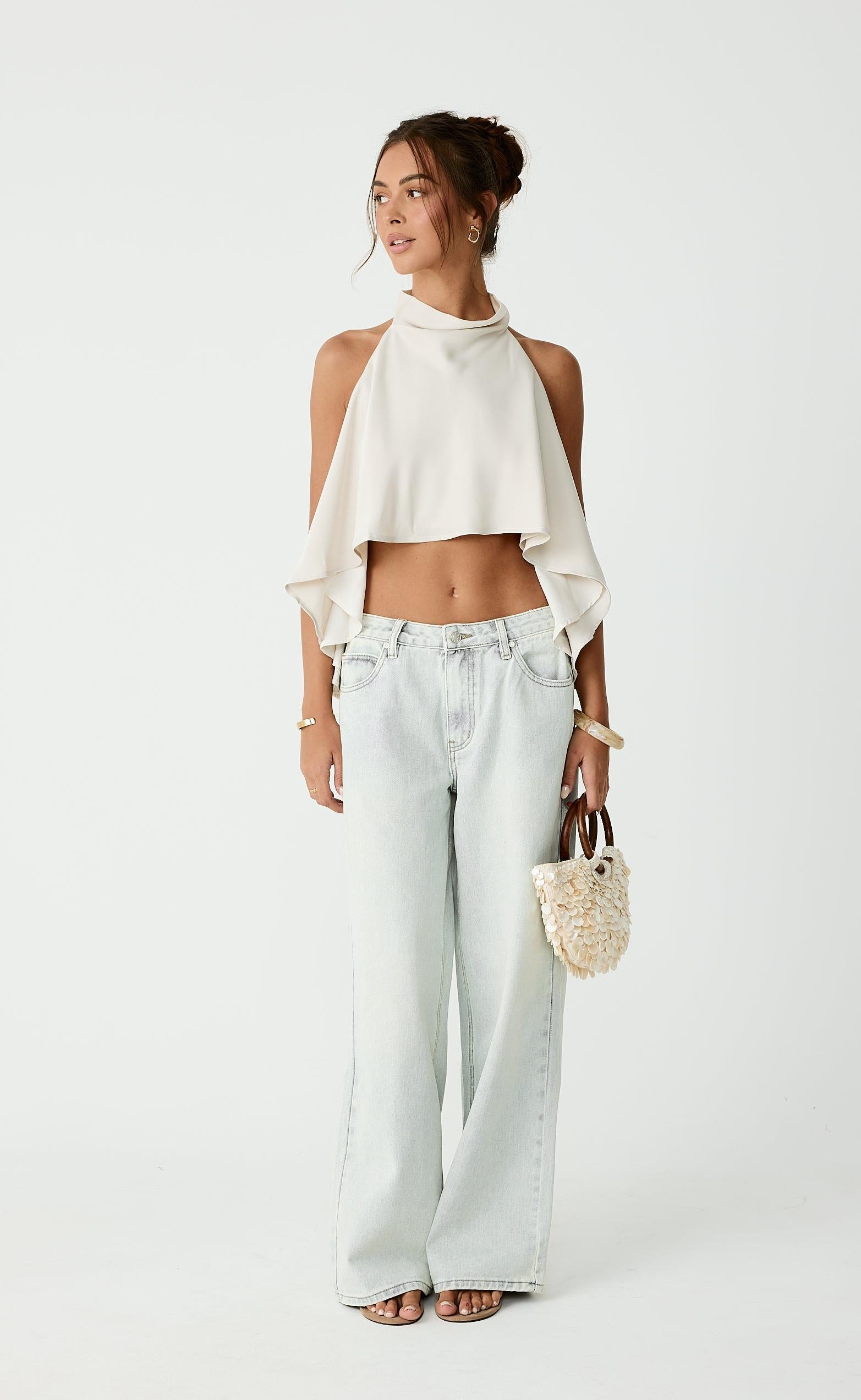 Wyatt Top (Oat) – CHARCOAL